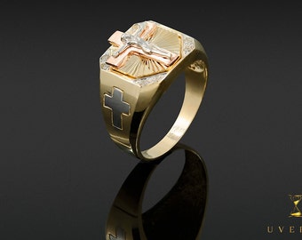 Mens christian ring | Etsy