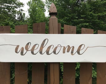 French welcome sign | Etsy