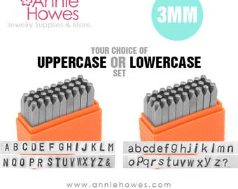 Metal alphabet stamp | Etsy