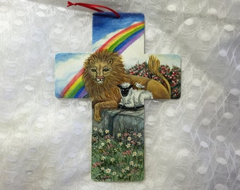 Lion lamb dove | Etsy