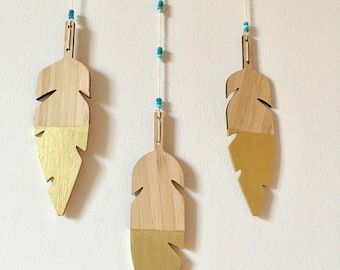 Feather mobile | Etsy