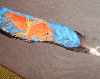 Phoenix feather | Etsy