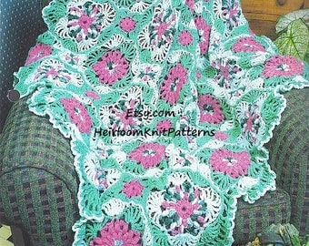 Crochet quilt afghan | Etsy