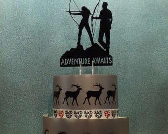 Hunting cake topper | Etsy