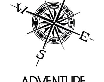 Compass poster | Etsy