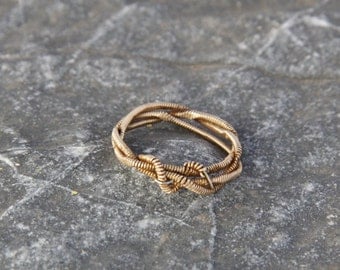 Guitar string ring | Etsy