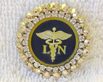 LVN Licensed Vocational Nurse Medical Caduceus Stethoscope