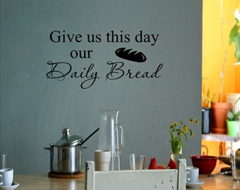 Daily bread decal | Etsy