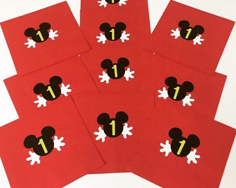 Mickey mouse napkin | Etsy