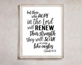 Isaiah 40 31 print | Etsy