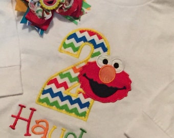 Elmo applique | Etsy
