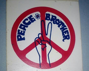 1970s peace sign | Etsy