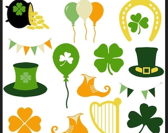 Leprechaun clip art | Etsy