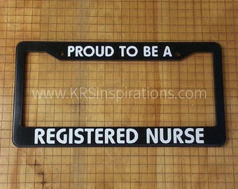 Nurse license plate | Etsy