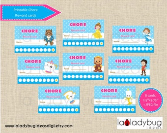 Chore punch card | Etsy