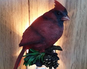 Cardinal night light | Etsy