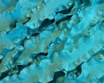 Double ruffle ribbon | Etsy