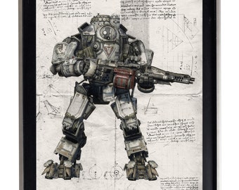 Da vinci sketch | Etsy