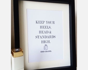 Coco chanel quotes | Etsy