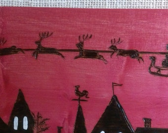 Flying reindeer | Etsy