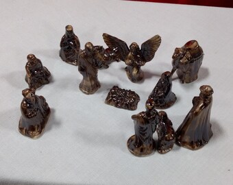 Pottery nativity set | Etsy