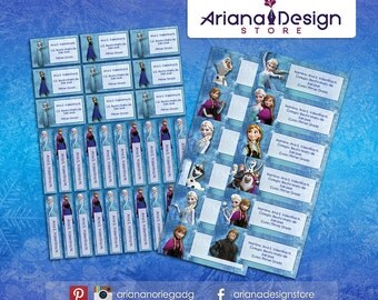 Frozen name tag | Etsy