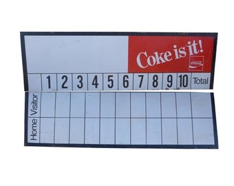 Vintage scoreboard | Etsy