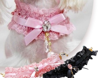 Lace cat collar | Etsy