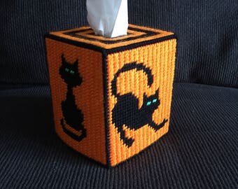 Cat tissue box cover | Etsy