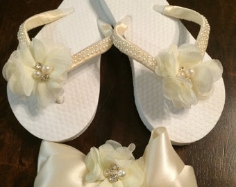 Fancy flip flops | Etsy