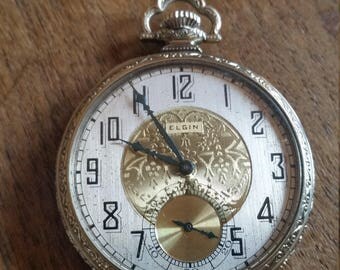 Elgin pocket watch | Etsy