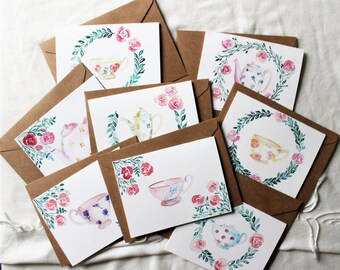 Watercolor cards | Etsy