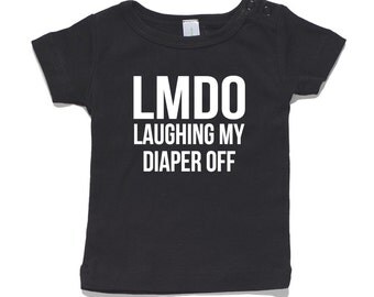 Items similar to Baby Girl Clothes Embroidered with LMDO (Laughing My ...