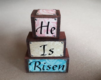 He is risen sign | Etsy