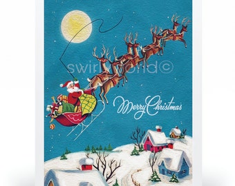 1950s santa claus | Etsy