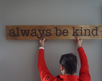 Be kind sign | Etsy