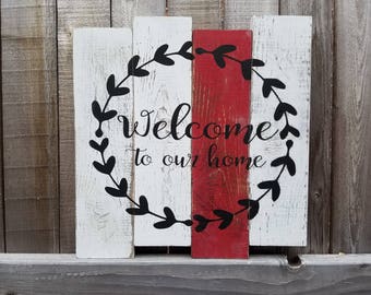Welcome to our home | Etsy