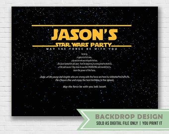 Star wars birthday banner | Etsy