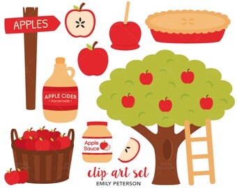 Apple pie clipart | Etsy