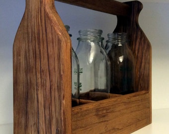 Milk bottle carrier | Etsy