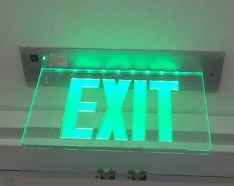 Exit sign | Etsy
