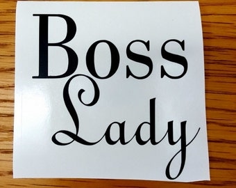 Boss lady decal | Etsy