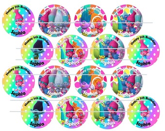 Trolls toppers | Etsy