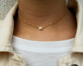 Cursive necklace | Etsy