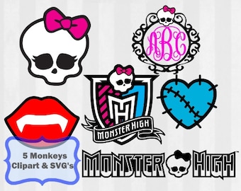 Monster high clipart | Etsy