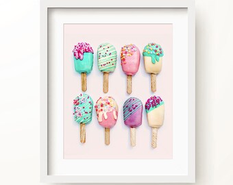 Ice cream poster | Etsy