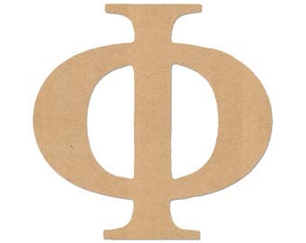 Wooden greek letters | Etsy