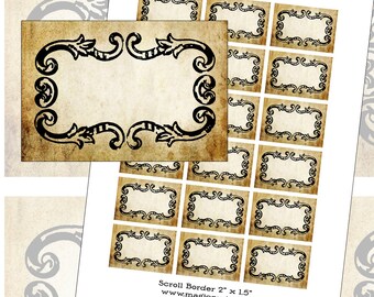 Scroll stencils | Etsy