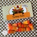 Thanksgiving Turkey Toes / Candy Corn Treat Bag / Thanksgiving