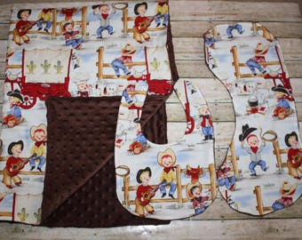 Western baby blanket | Etsy